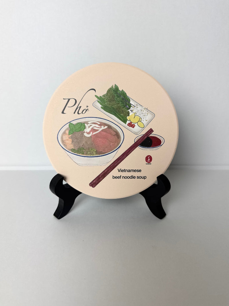 Ceramic Coasters - Vietnamese Pho | Birthday Gift – Levenien